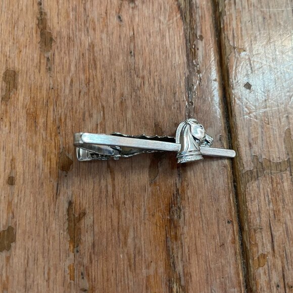 Vintage | Accessories | Vintage Mens Sterling Silver Tie Clip W Knight ...